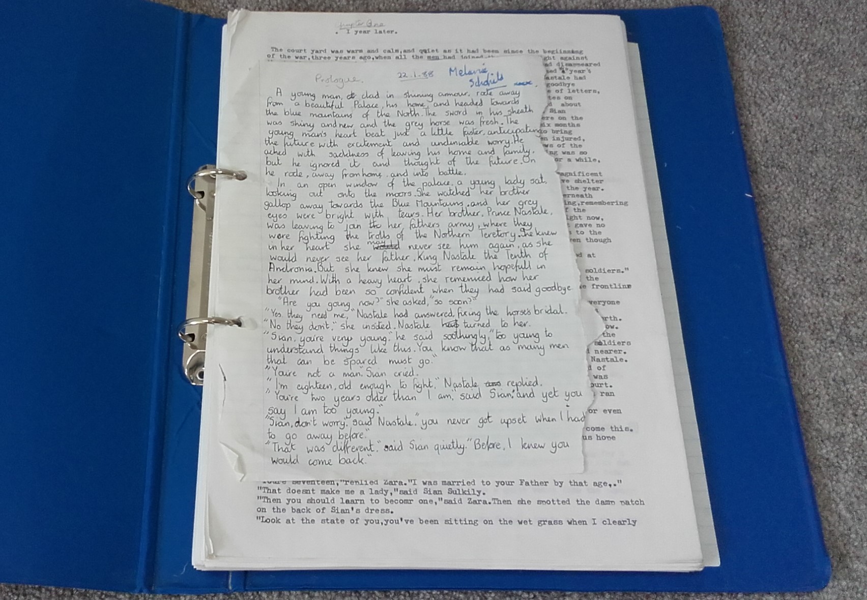 The Second Novel – M J Schofield